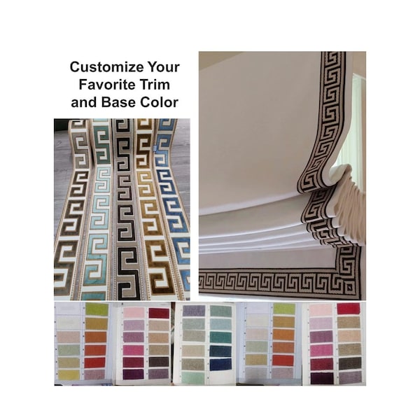 Faux Roman Shade Greek Key - Etsy