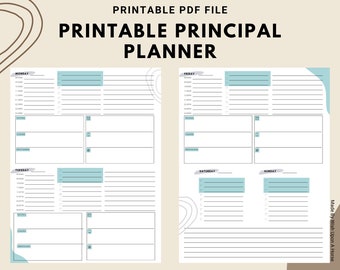 Weekly Planner Printable Weekly Plan Template Productivity - Etsy