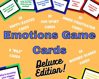 Relationship Game Cards Emotions Printable Teens Counseling Activity ...