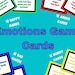 Relationship Game Cards Emotions Printable Teens Counseling Activity ...