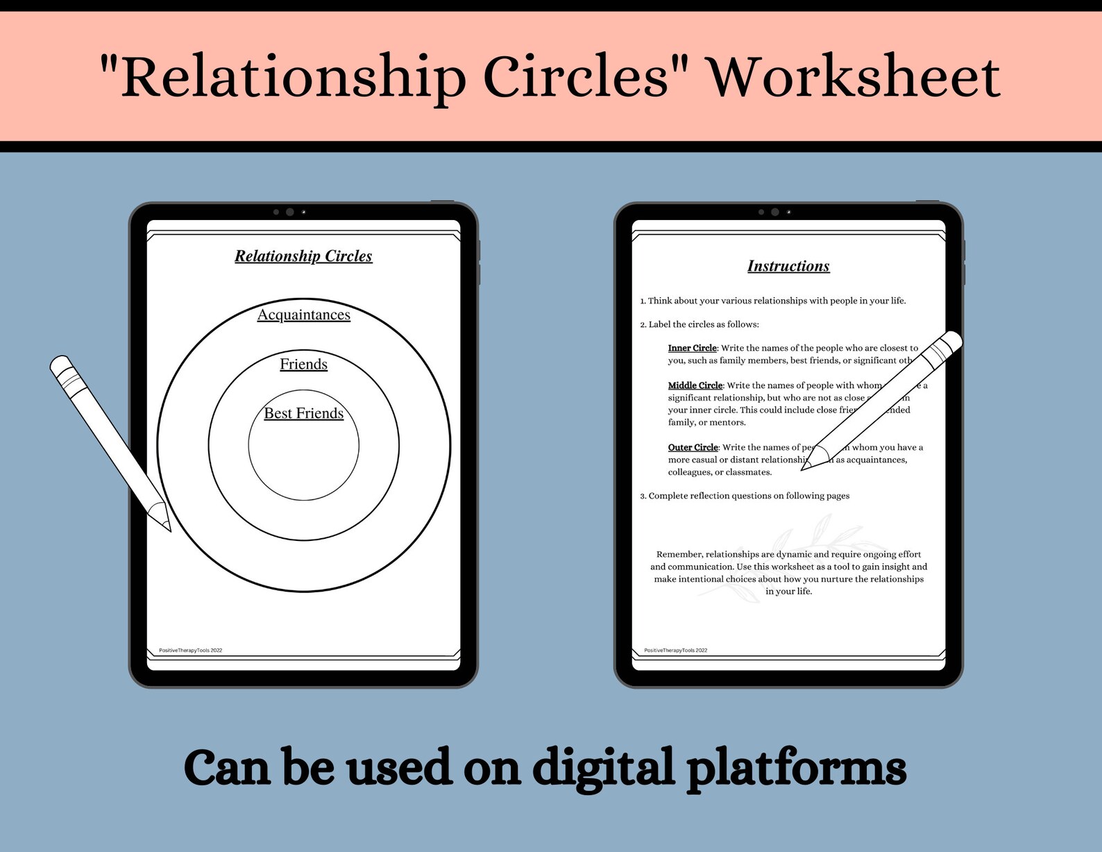 Relationship Worksheet Printable Relationship Worksheet Healthy ...