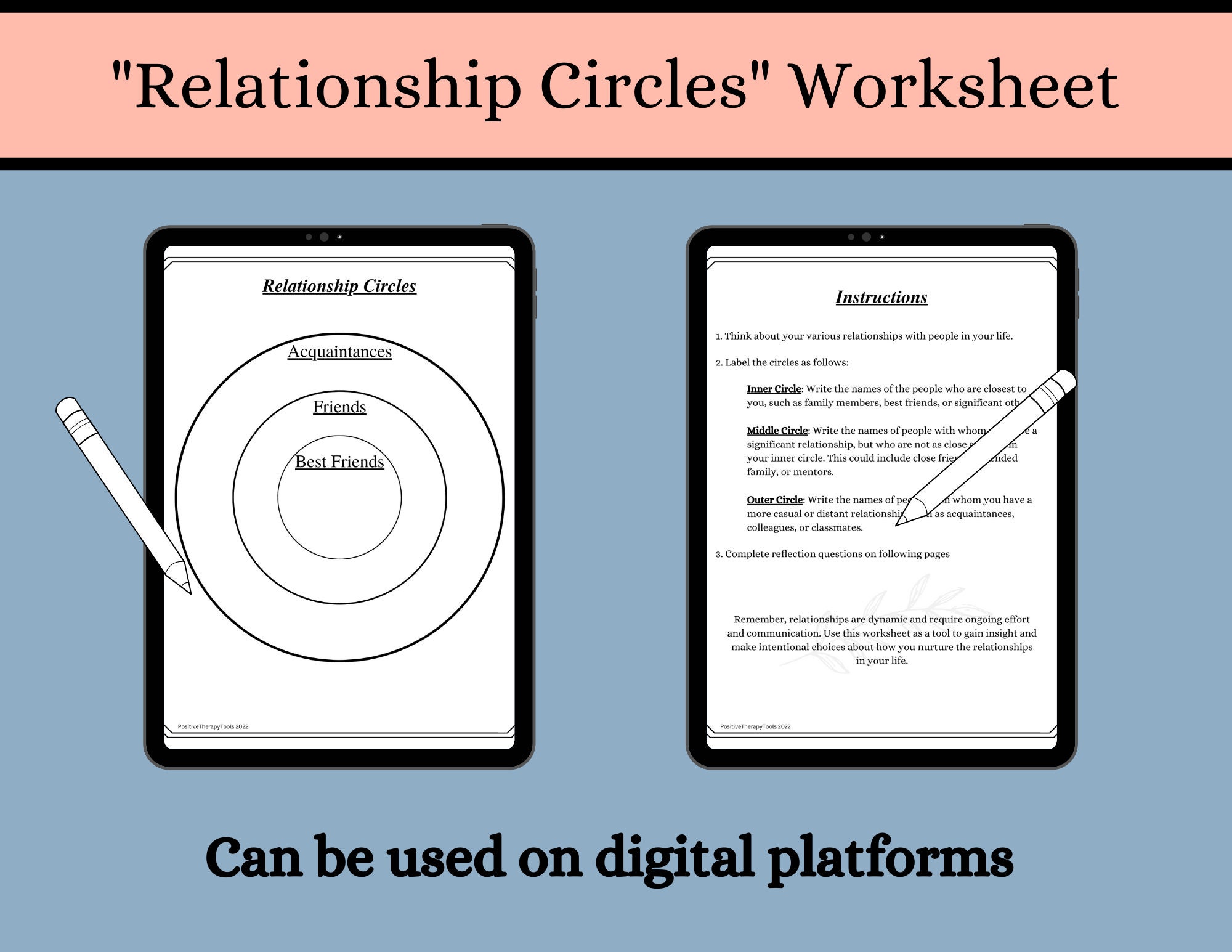 Relationship Worksheet Printable Relationship Worksheet Healthy ...