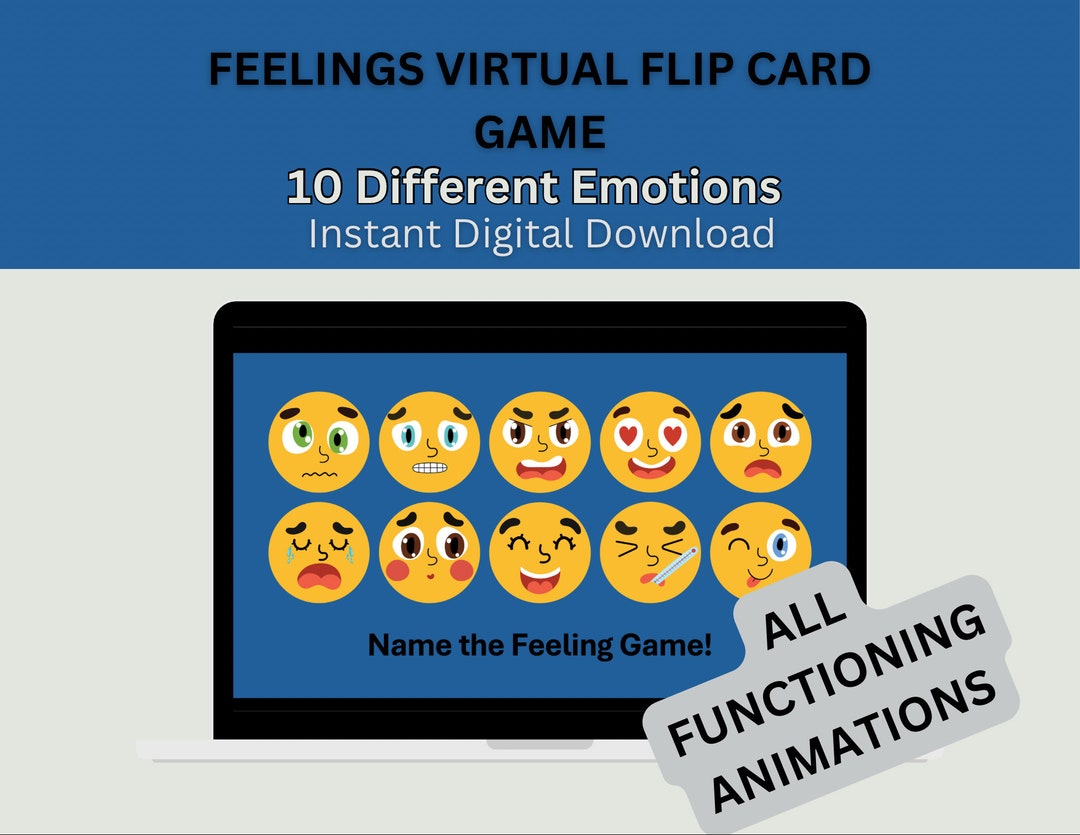 Emotions Therapy Game Counseling Game Virtual Game Group Therapy Game ...