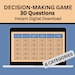 Coping Skills Therapy Game Decision Making Skills Counseling Game ...
