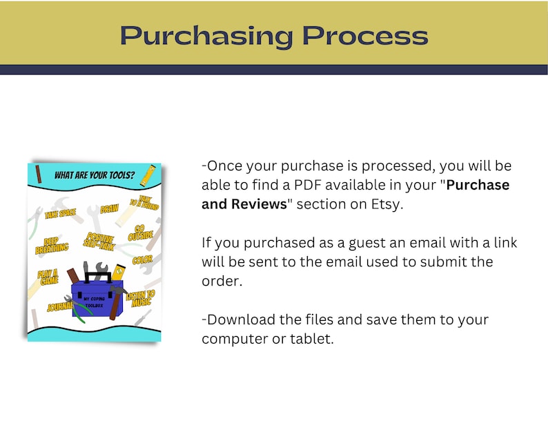 Coping Skills Toolbox Poster School Counseling Therapy Activity ...