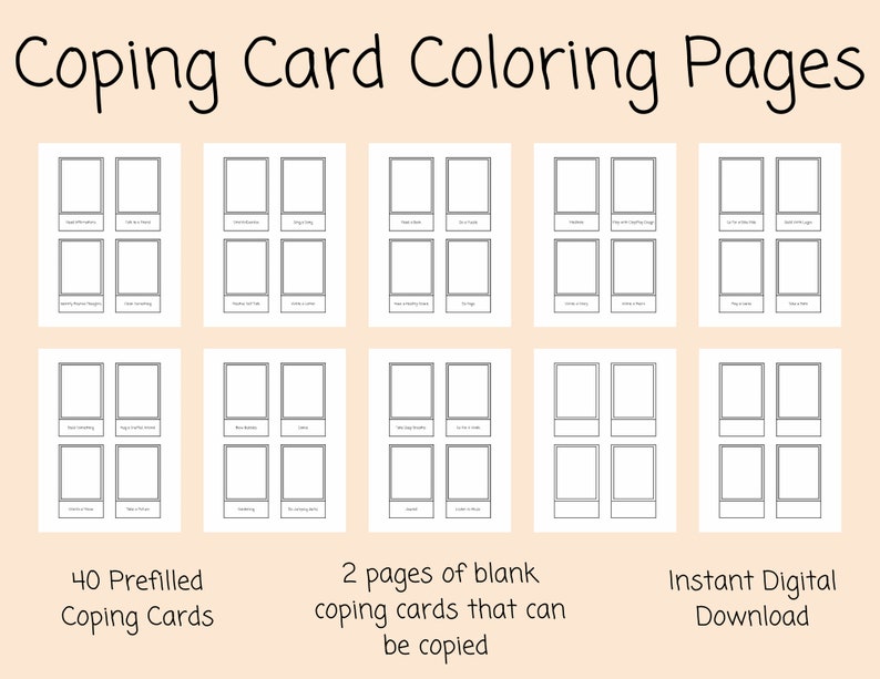 Coping Skills Healthy Coping Skills Coping Skills Cards Coping Cards ...