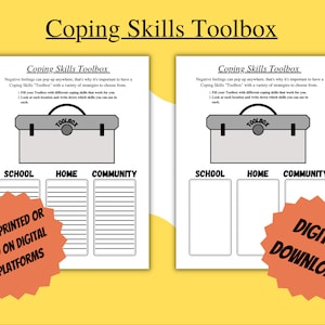 Healthy Coping Skills | Coping Skills Worksheet | Emotions Worksheet ...