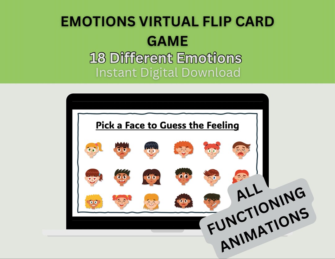 Emotions Therapy Game Counseling Game Virtual Game Group Therapy Game ...