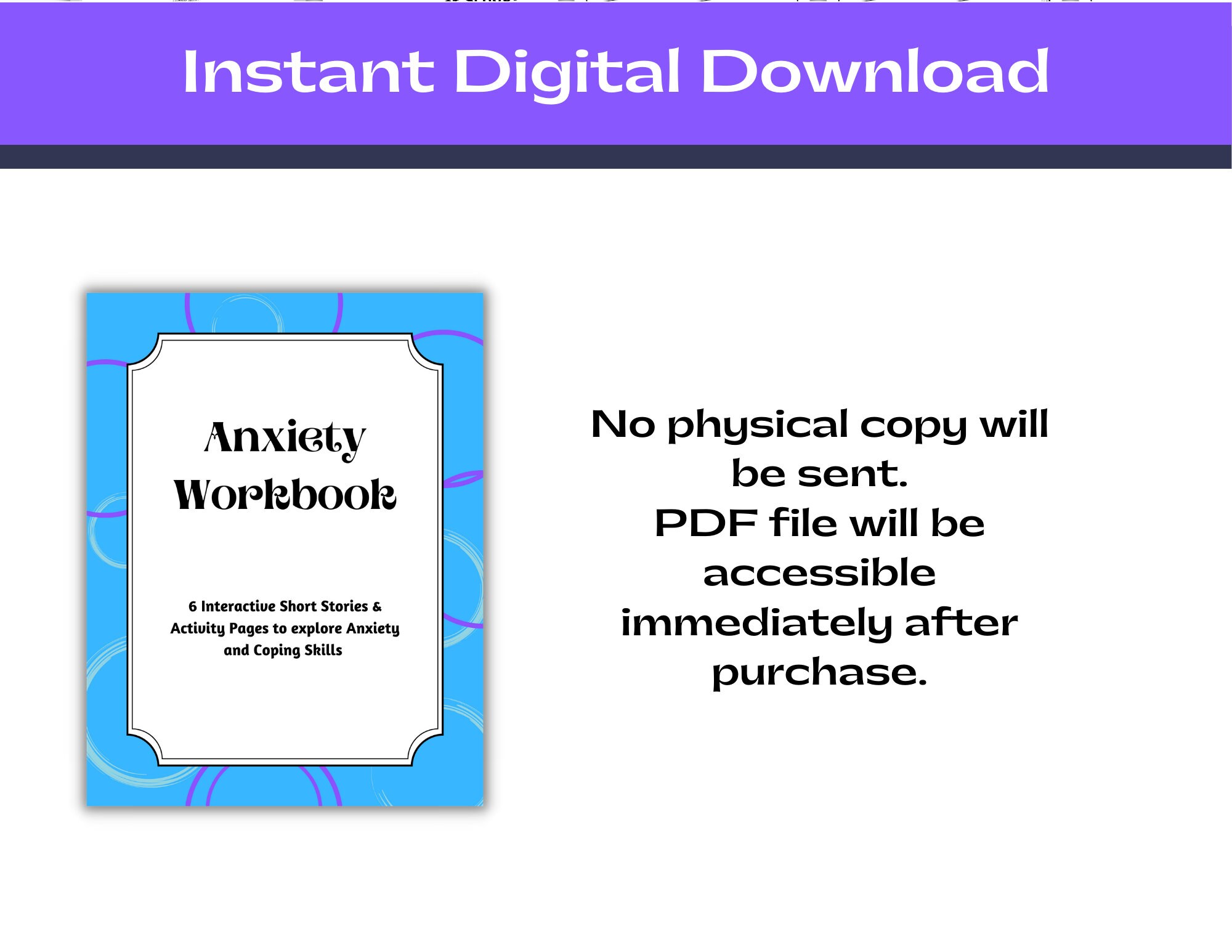 Anxiety Worksheets Anxiety Workbook Mental Health Worksheets Counseling ...