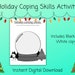 Holiday Coping Skills | Coping Skills Worksheet | Coloring Pages ...