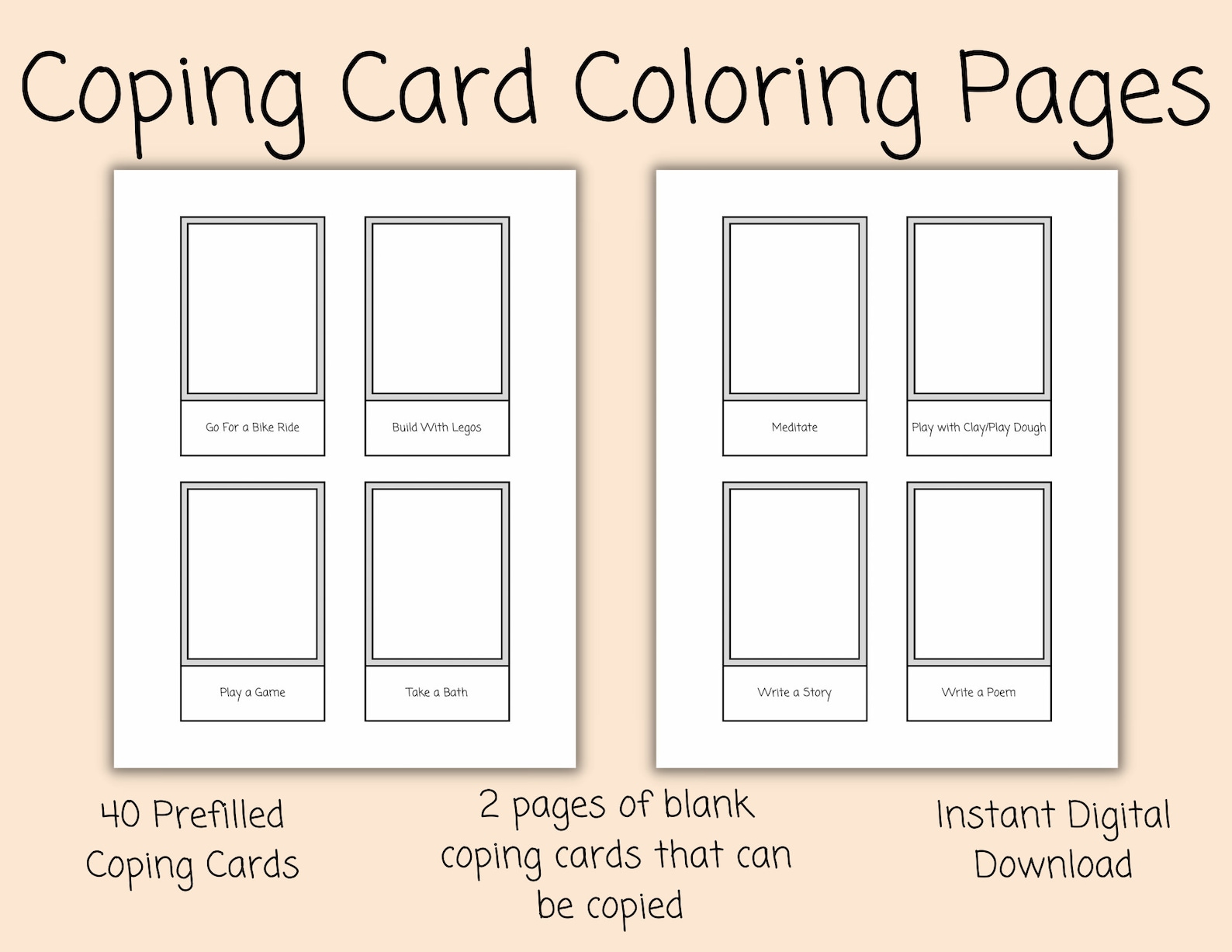 Coping Skills Healthy Coping Skills Coping Skills Cards Coping Cards ...