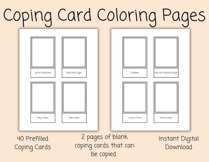 Coping Skills Healthy Coping Skills Coping Skills Cards Coping Cards ...