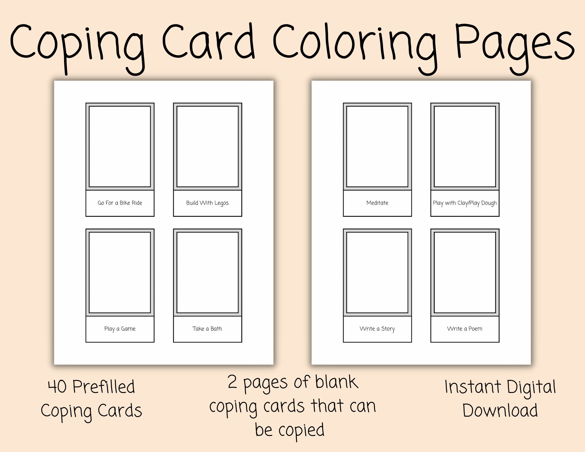 Coping Skills Healthy Coping Skills Coping Skills Cards Coping Cards ...
