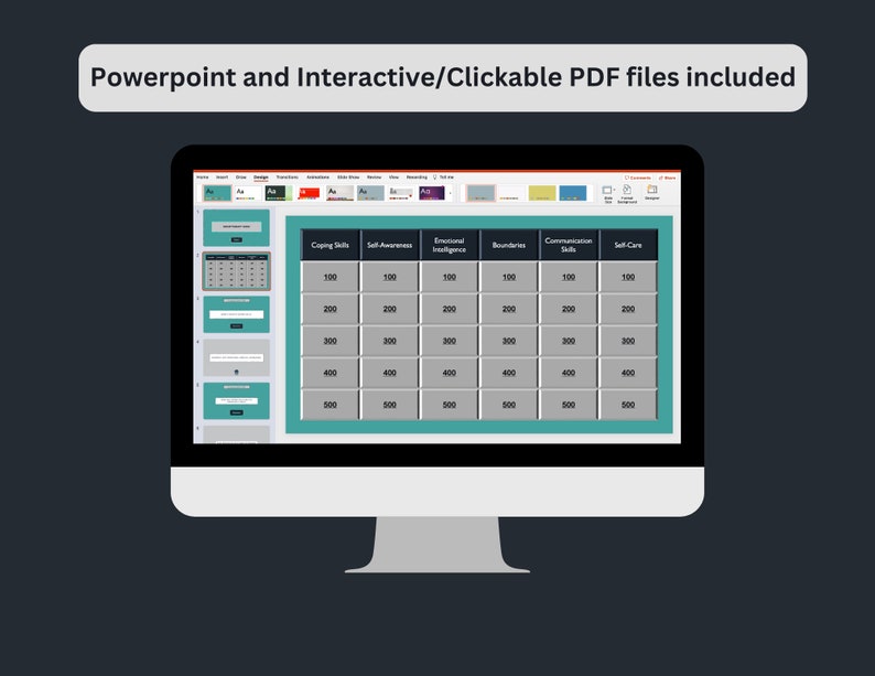 Coping Skills Game Therapy Game Counseling Game Virtual Game Group ...