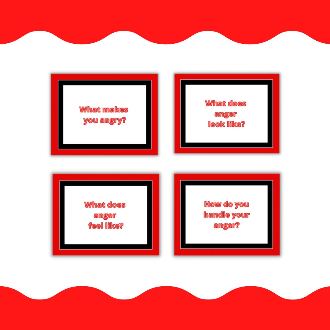 Emotions Game Cards Emotions Printable Counseling Activity Therapy ...