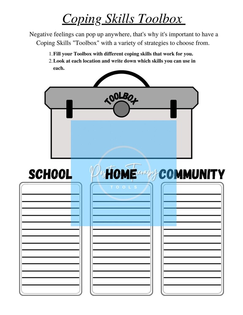 Healthy Coping Skills | Coping Skills Worksheet | Emotions Worksheet ...