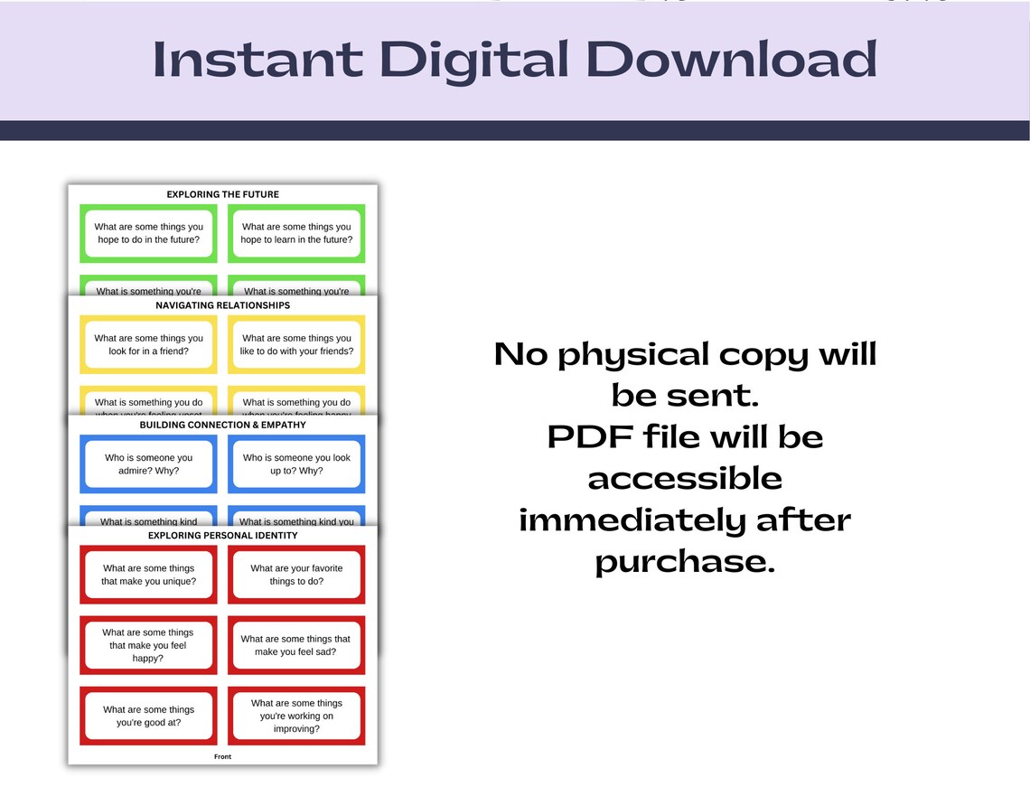 Emotions Game Cards Emotions Printable Counseling Activity Therapy ...