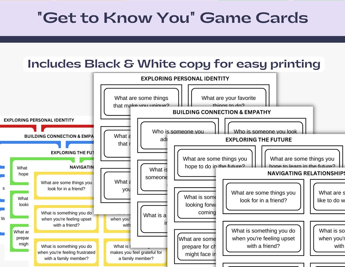 Emotions Game Cards Emotions Printable Counseling Activity Therapy ...