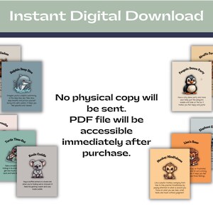 Healthy Coping Skills Coping Skills for Kids School Counseling Animal ...