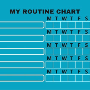 Routine Chart | Children’s Routine Chart | Printable Routine Chart ...