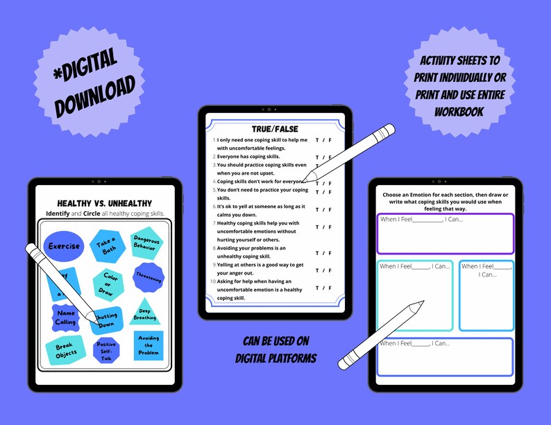 Coping Skills Workbook Coping Skills Emotions Workbook Coping Skills ...