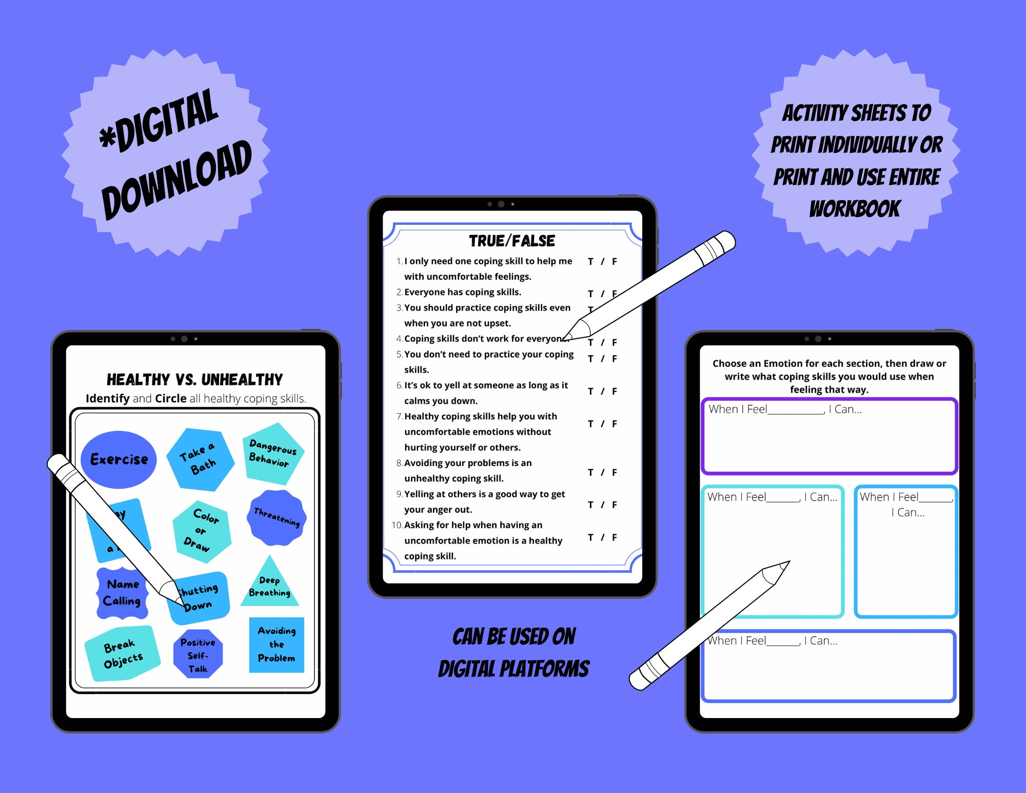 Hojas De Trabajo Para Desarrollar Habilidades De Afrontamiento