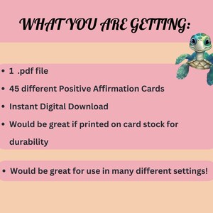 Ocean Animal Positive Affirmation Cards for Kids (PDF) - Etsy