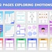 Emotions Workbook Coping Skills Worksheets Childrens Emotions Workbook ...