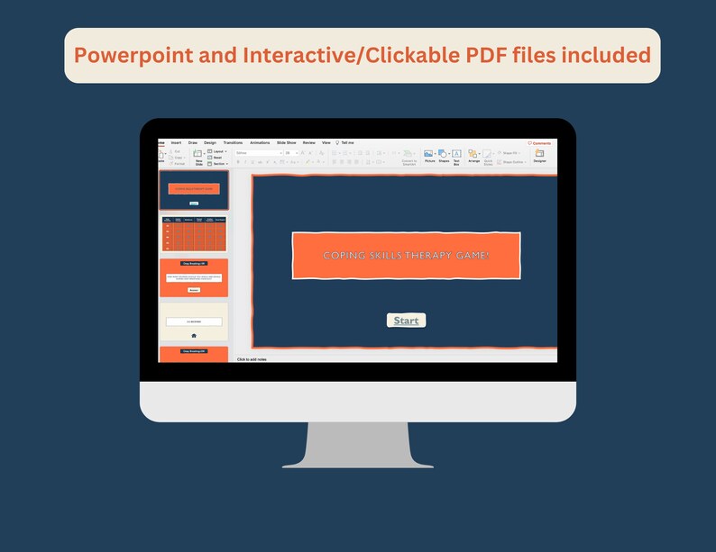 Coping Skills Game Therapy Game Counseling Game Virtual Game Group ...