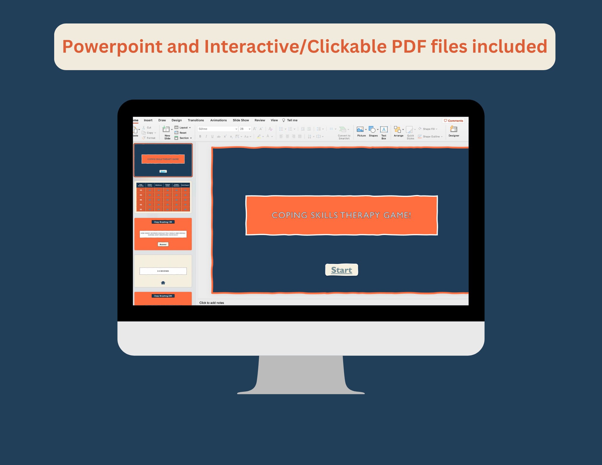 Coping Skills Game Therapy Game Counseling Game Virtual Game Group ...