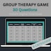 Coping Skills Game Therapy Game Counseling Game Virtual Game Group ...