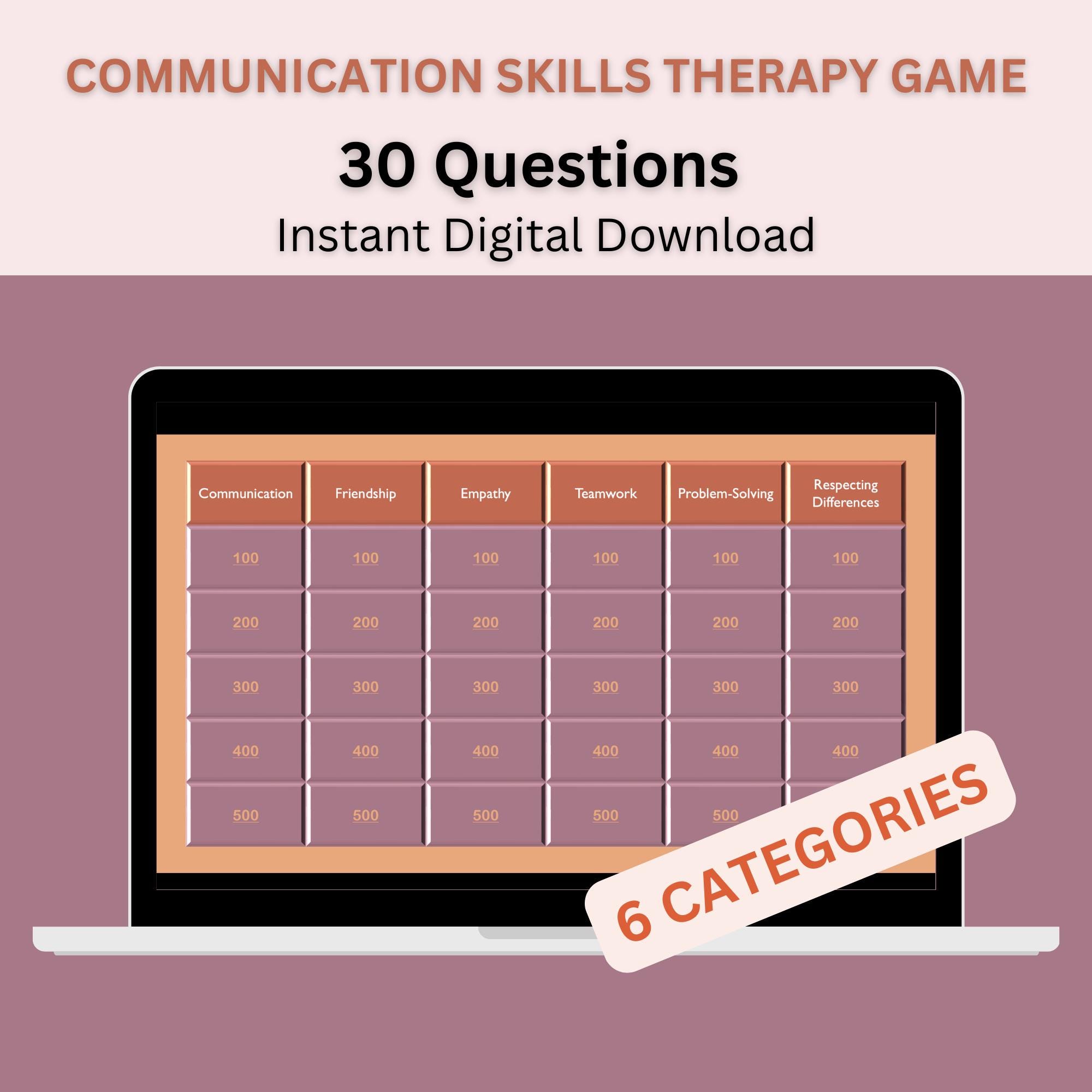 Communication Skills Coping Skills Therapy Game Counseling Game Virtual ...