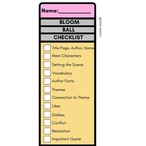 Bloom Ball Assessment Literacy - Etsy