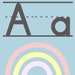 Pastel Rainbow Alphabet (primary) - Etsy