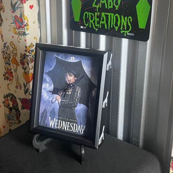 Addams Family Clock - Etsy