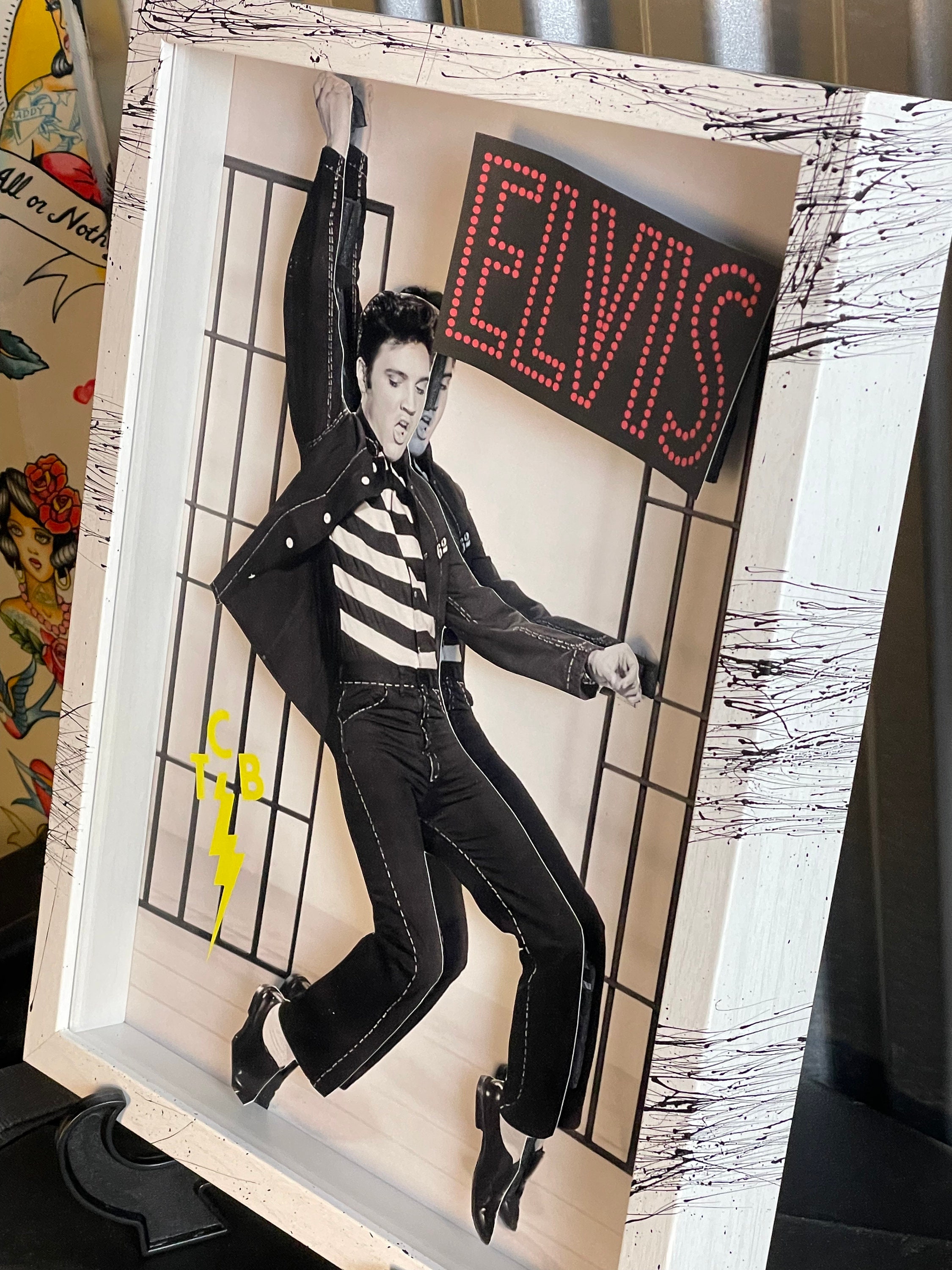 Elvis 11x14 Inch Shadowbox - Etsy