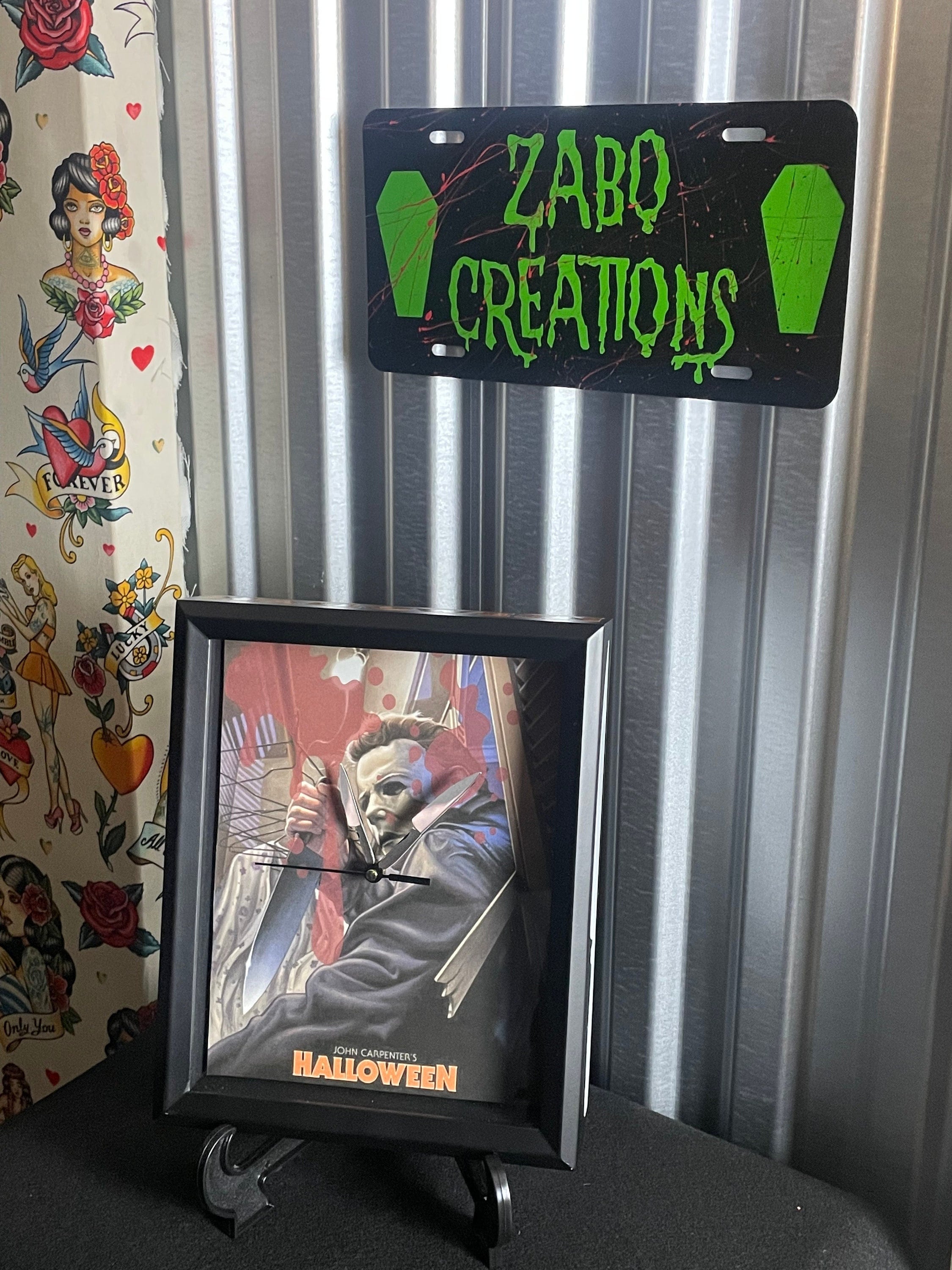Michael Myers halloween 8x10 Inch Clock - Etsy