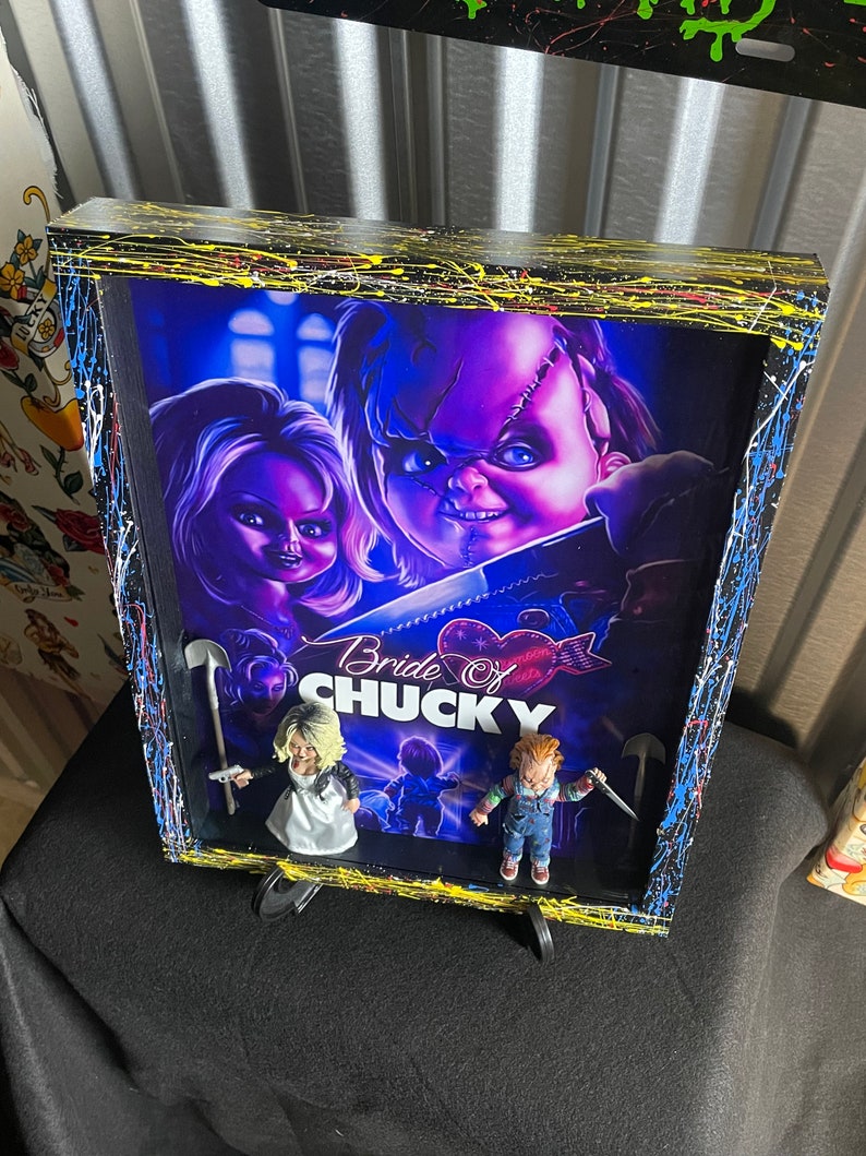 Chucky and Bride 11x14 Inch Shadowbox - Etsy