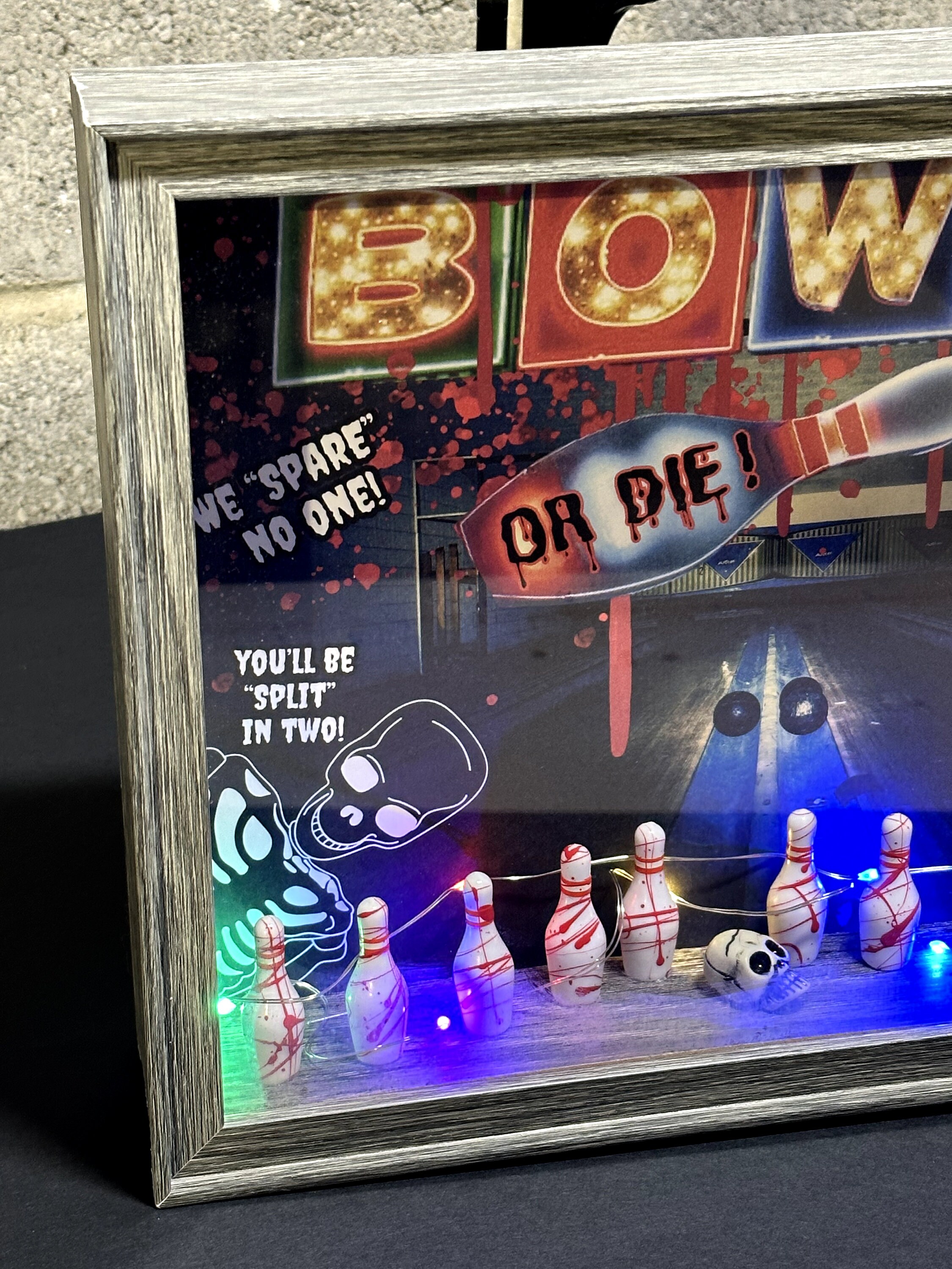 Evil Bowling Alley 8x10 Inch Diorama Shadowbox With Lights - Etsy