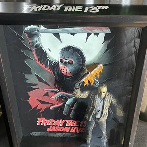 Jason friday the 13th 11x14 Inch Shadowbox - Etsy