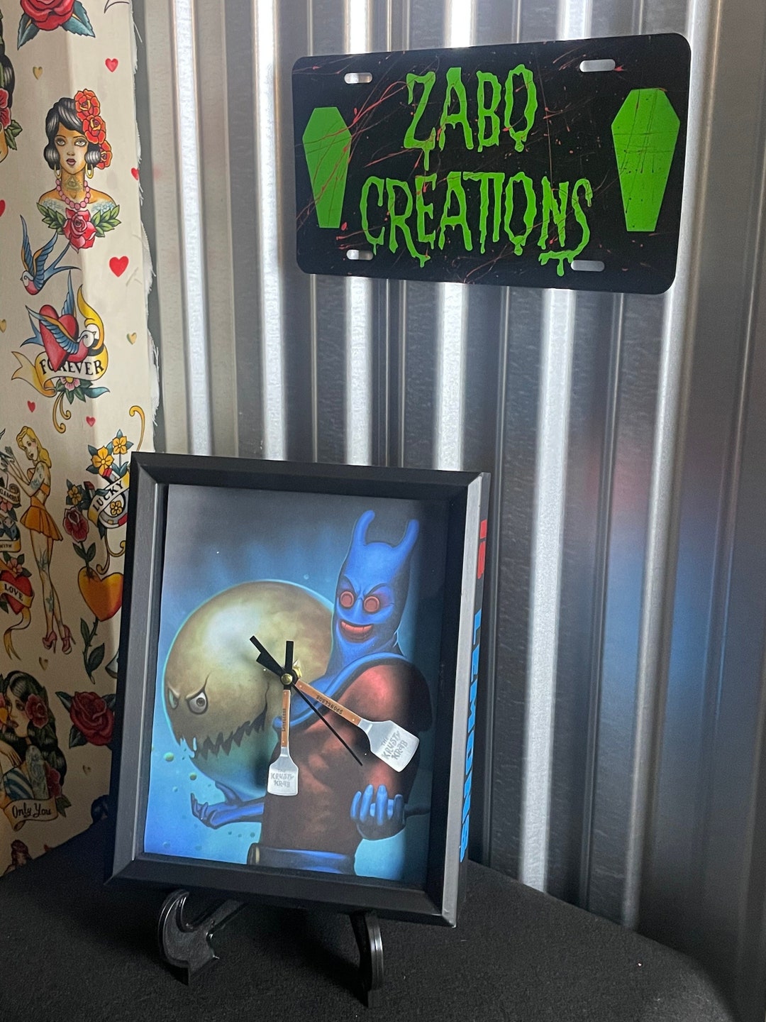 Man-ray and Dirty Bubble (spongebob Squarepants) 8x10 Inch Clock - Etsy