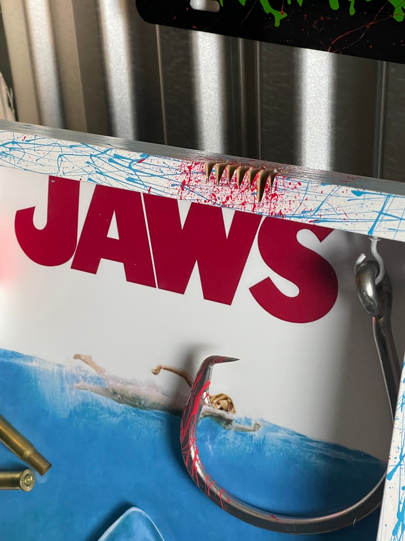 Jaws 11x14 Inch Shadowbox - Etsy
