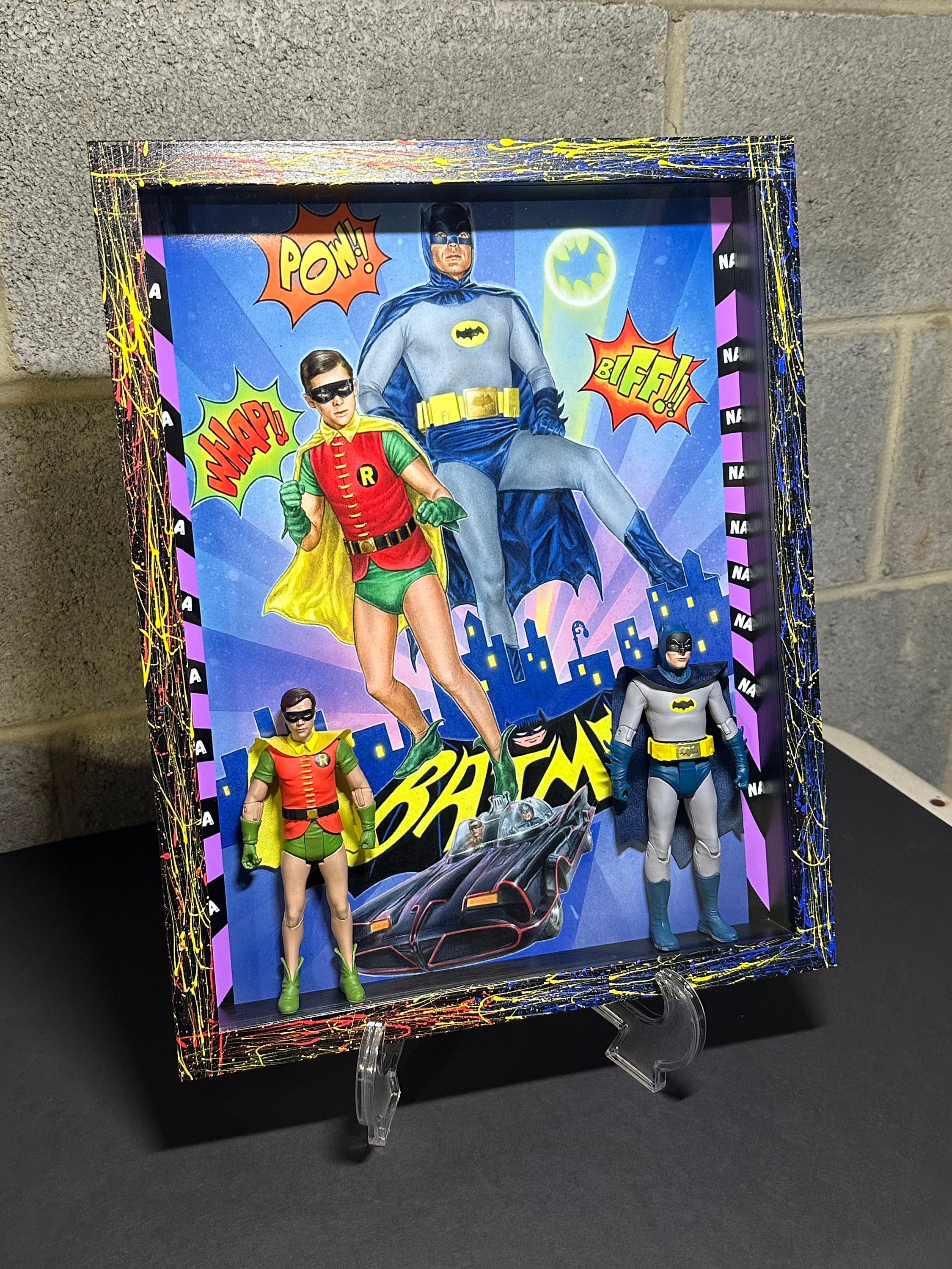 66 Batman & Robin 11x14 Inch Shadowbox - Etsy
