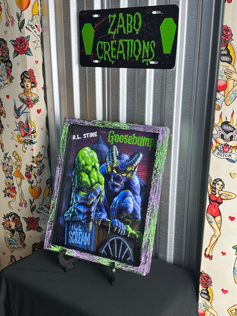 Goosebumps 11x14 Inch Shadowbox - Etsy