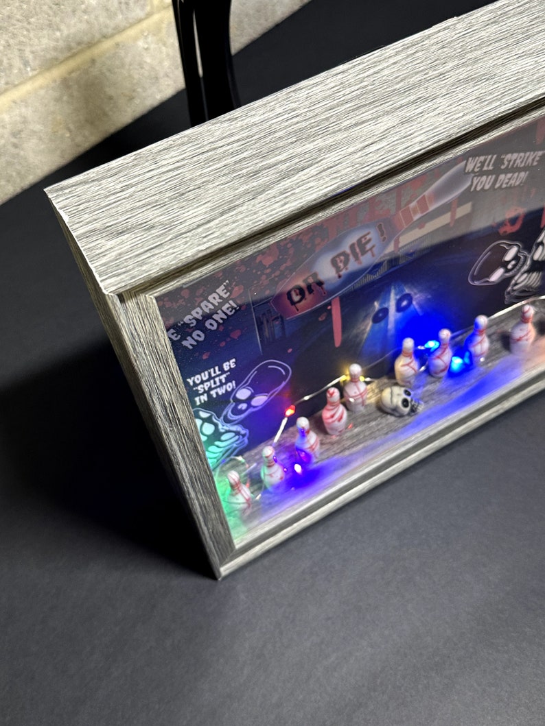 Evil Bowling Alley 8x10 Inch Diorama Shadowbox With Lights - Etsy
