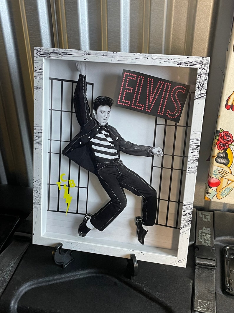 Elvis 11x14 Inch Shadowbox - Etsy
