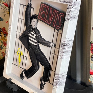 Elvis 11x14 Inch Shadowbox - Etsy