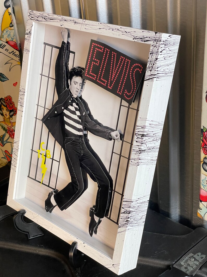 Elvis 11x14 Inch Shadowbox - Etsy