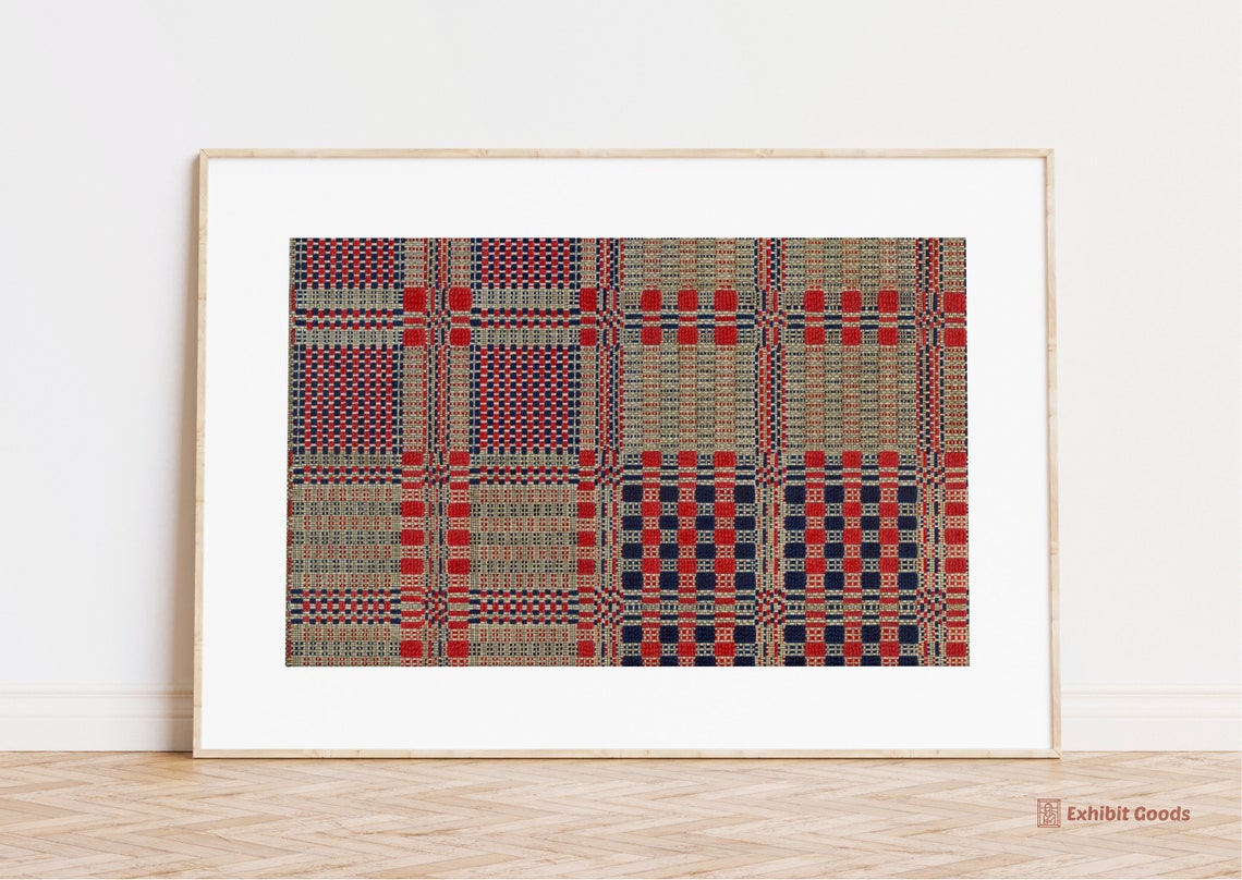 Martha Vintage Textile Print - Etsy