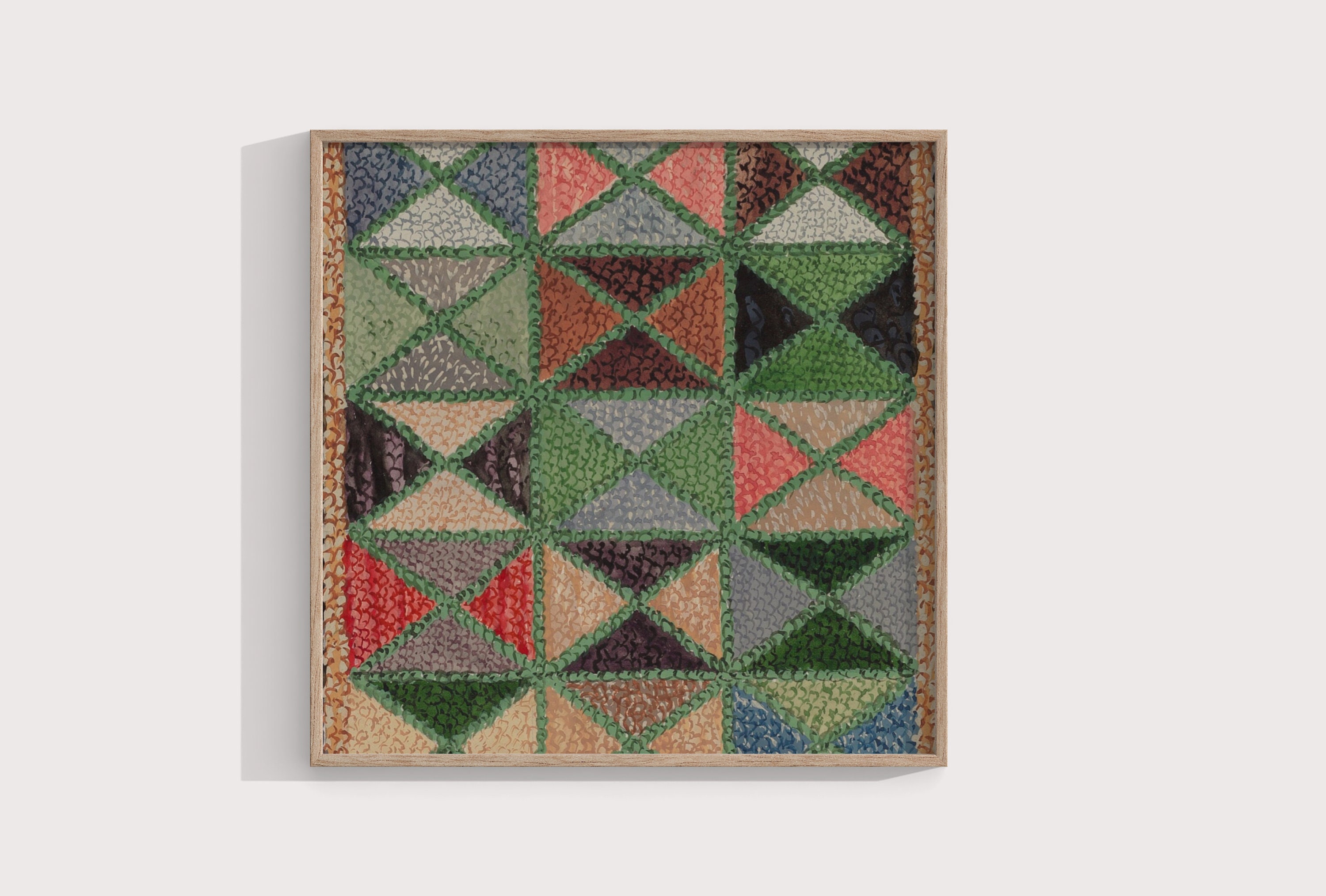 Mavis Vintage Textile Print - Etsy